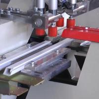 China Upvc Windows Door Glazing Bead Cutting Machine Length 320mm~1800mm for sale