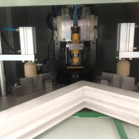 China Four Head CNC UPVC Window Welding Machine with Corner Cleaning for Seamless Frames for sale