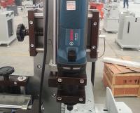 China DOUBLE HEAD PVC WINDOW DOOR MACHINE CNC WATER SLOT MILLING for sale