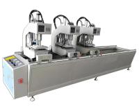 China PLC PVC WINDOW DOOR MACHINE THREE HEAD WELDING MACHINE 3.5KW for sale