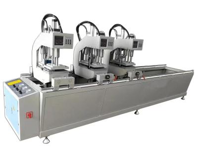 China PLC PVC WINDOW DOOR MACHINE THREE HEAD WELDING MACHINE 3.5KW for sale