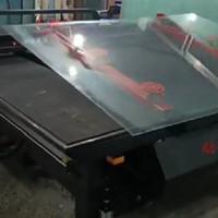 China CNC Glass Cutting Machine Flat Glass Saw with Infrared Scanning 220V for sale