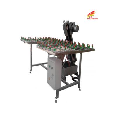 China Water Spray Type Sandbelt Glass Edging Machine for Insulating Glass Production Line 2kW for sale