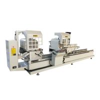 China Double Mitre Saw Cutting Machine for Aluminum PVC Profiles 45-90 Degree 0.2mm Precision for sale
