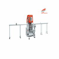 China Double Head Aluminum PVC UPVC Window Cutting Machine 45° 90° Precision Saw 0.2mm Accuracy for sale
