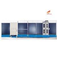 China Height 2850mm Double Glazing Glass Production Line with Automatic Sealing Robot for Insulating Glass Making for sale