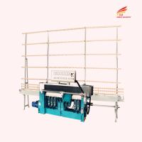 China Glass straight line edging machine glass machine edging tools 9 head spindle glass edging machine for sale
