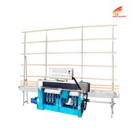 China Mirror beveling grinding glass edging machines double edger mirror edge purifying machine for sale