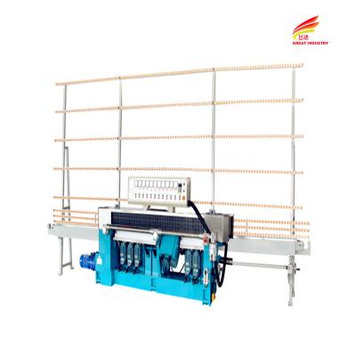 China Mirror beveling grinding glass edging machines double edger mirror edge purifying machine for sale