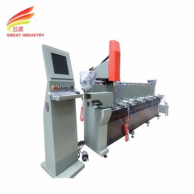 China 3 Axis Aluminum PVC Profile Drilling and Milling Machine for Door Window Processing 0.02mm Precision for sale