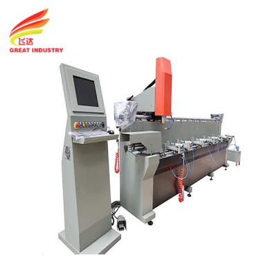 China 3 Axis CNC Aluminum Door Milling Drilling Machine 0.02mm Precision for Window Profile Processing for sale