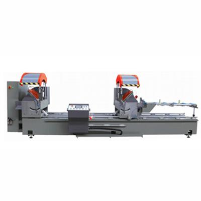 China Aluminum PVC Door Cutting Machine 2x2.2kW with LCD Touch Display for sale