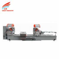 China CNC Double Head Cutting Machine for Aluminum and UPVC Profiles 45 90 Degree for sale