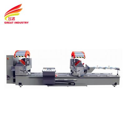 China CNC Double Head Precision PVC Profile Cutter Saw for Windows Doors 500x4200mm Aluminum Cutting for sale