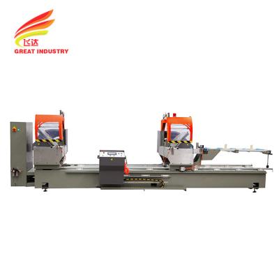 China CNC Double Miter Aluminum Cutting Saw 22.5°-135° Angle Cutting Machine for Window Door Profiles for sale