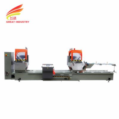 China CNC Double Head Aluminum Profile Cutting Saw for UPVC Windows Doors Curtain Wall 22.5°-135° for sale