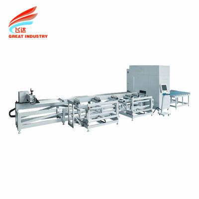 China CNC Aluminum UPVC Window Profile Cutting Center Machine 45° 90° Automatic Feeding for sale