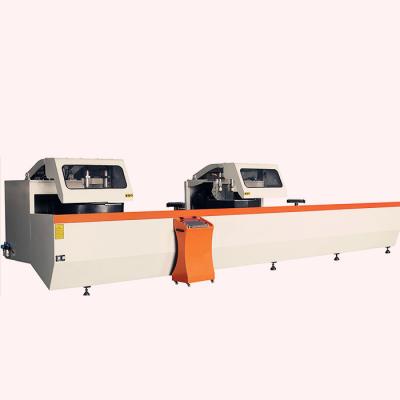 China 5 Axis Aluminum UPVC Double Head Mitre Saw Cutting Machine for Window Frame Making ±0.1mm Precision for sale