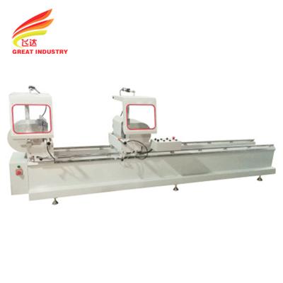 China UPVC Double Head Cutting Saw Machine for Door Window Profiles Digital Display 45° 90° Cutting for sale
