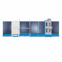 China Automatic Glass Shape Edging Machine PLC Control Glass Polishing Laminating Machine 2002 for sale