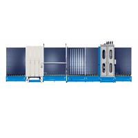 China Vertical Insulating Glass Production Line Double Glazing Glass Making Machine with Siemens PLC for sale
