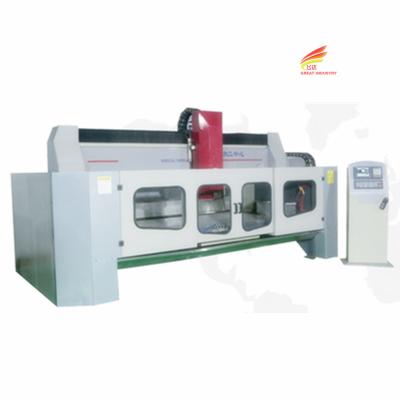 China CNC Glass Engraving and Edge Polishing Machine 8K Mirror Glass Processing Center for sale