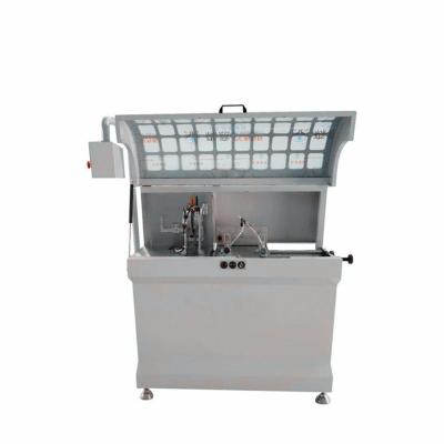 China Automatic feeding single head cutting machine cnc aluminum window machine corner connector stake cutting saw for sale