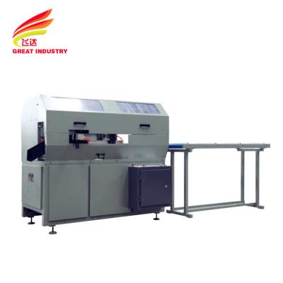 China Automatic PVC Aluminum Window Door Cutting Machine ±0.1mm Precision 45 Degree Double Head Saw for sale