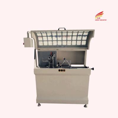 China Automatic Corner Connector Mitre Saw Machine for Aluminum UPVC Profile Cutting ±0.1mm Precision for sale