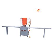 China Aluminum Window Cutting Machine 45 Degree Double Saw Blade 0.1mm Precision for sale