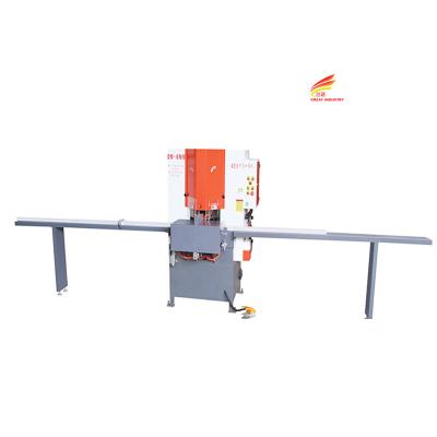 China Double Head Mitre Saw Aluminum Cutting Machine 45° Angle Precision ±0.1mm for Window Door Fabrication for sale