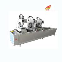 China PVC Window Door Three Head Welding Machine 5.25kW 3.5kW for UPVC Profile Welding for sale
