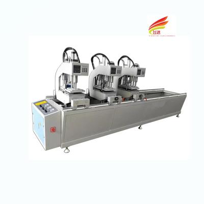 China PVC Window Door Three Head Welding Machine 5.25kW 3.5kW for UPVC Profile Welding for sale