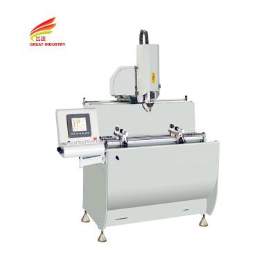 China 3 Axis CNC UPVC Copy Router Machine for Aluminum PVC Drilling Milling with 180° Rotating Worktable for sale