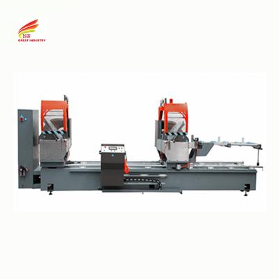 China 3 Axis CNC Aluminum UPVC Door Window Making Machine 22.5°-135° Cutting Angle for sale