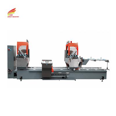 China Aluminum Profile Double Head Cutting Saw for Window Door Processing 22.5°-135° Angle for sale