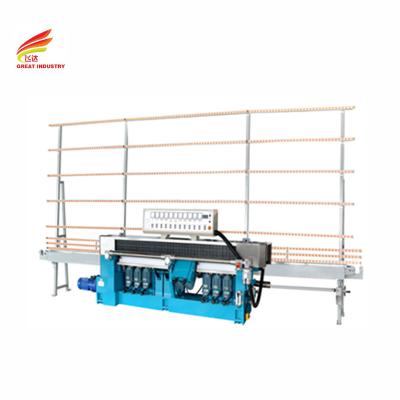 China 9 Motors Glass Straight Line Flat Edge Edging Machine for Glass Grinding and Polishing for sale