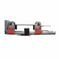 China 5 Axis CNC Double Head Mitre Saw for Aluminum PVC Cutting 0.1mm Precision for sale