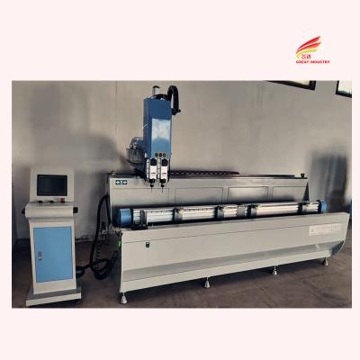 China CNC Aluminum Profile Drilling Milling Machine 15kW 18000rpm for Door Window Processing for sale