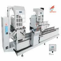 China Aluminum PVC Double Head Cutting Saw 45-90 Degree Window Door Making Machine for sale