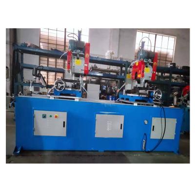 China Double Head Metal Circular Saw Machine for Steel Pipe Cutting 45 Degree 800-350mm Length for sale