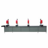 China Hydraulic PVC Eyelet Punch Aluminum Steel Drilling Six Head Machine 6 Spindle Multiple Drill Head for sale
