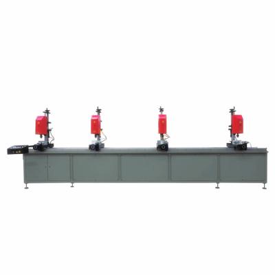 China Hydraulic PVC Eyelet Punch Aluminum Steel Drilling Six Head Machine 6 Spindle Multiple Drill Head for sale