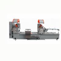 China CNC double saw cutting machines aluminum window door machine double head for sale