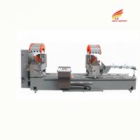 China CNC Double Head Aluminum Cutting Saw 500x4200mm for UPVC Window and Door Profiles for sale