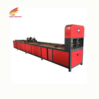 China CNC Iron Tube Punching Cutting Machine for UPVC Aluminum Steel Door 0.05mm Precision for sale