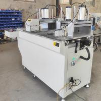China Aluminum Profile Corner Joint Cutting Saw 400mm Width 120mm Height Automatic Feed for sale