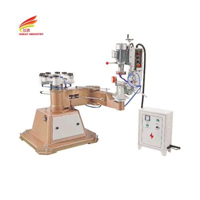 China Irregular shape glass edging machine automating round glass horizontal edge polishing machine for sale