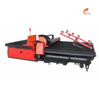China CNC Glass Cutting Machine with Cutting Table for Straight and Shaped Glass 2002 for sale