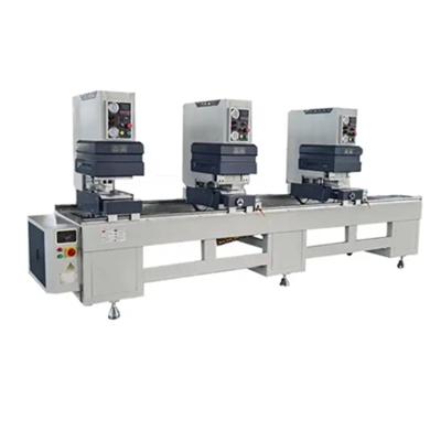 China PVC Profile Window Welding Machinery Seamless UPVC Welder 4 Head Angle Machine for Doors Windows for sale